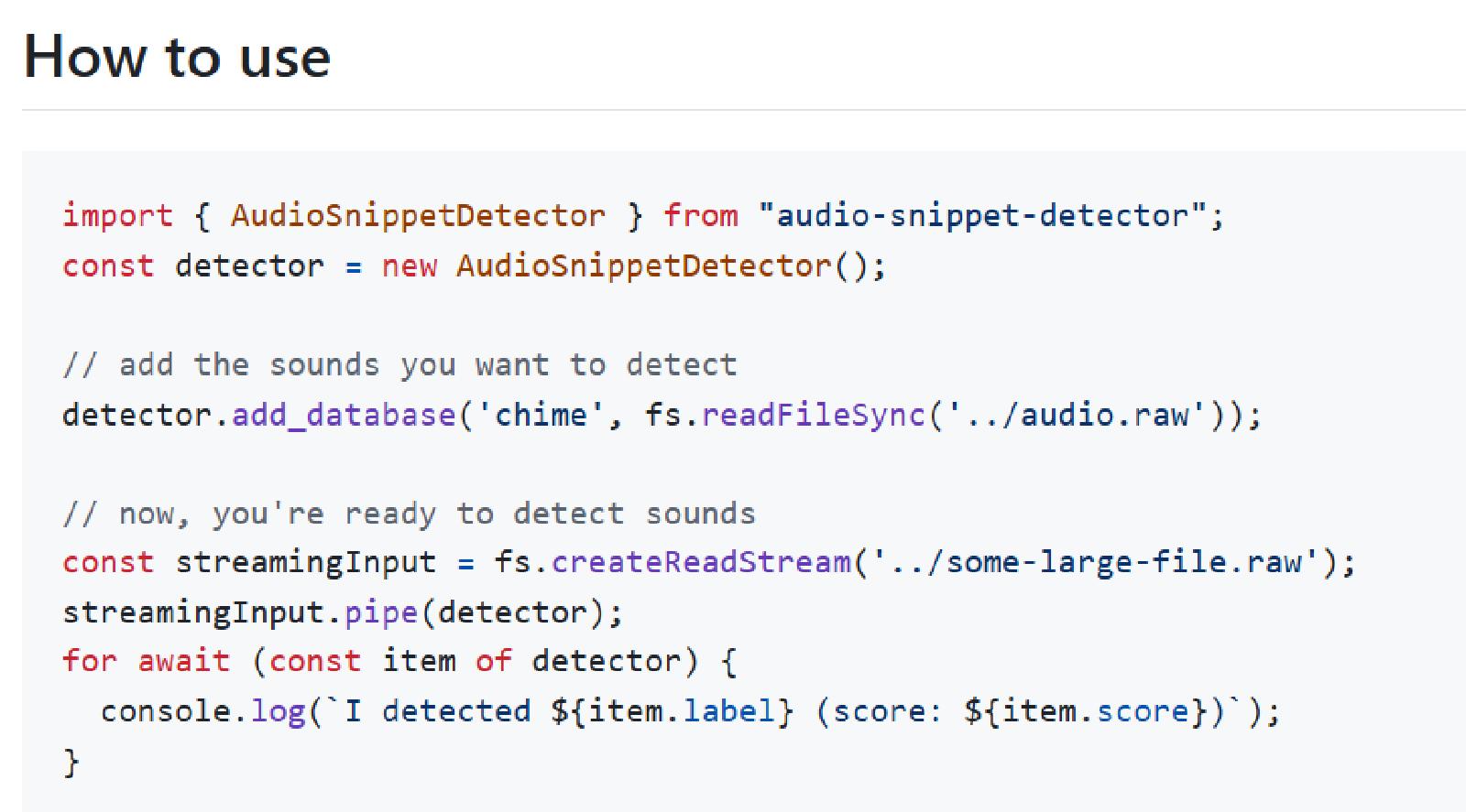 Audio Recognition in NodeJS | Keita's Blog